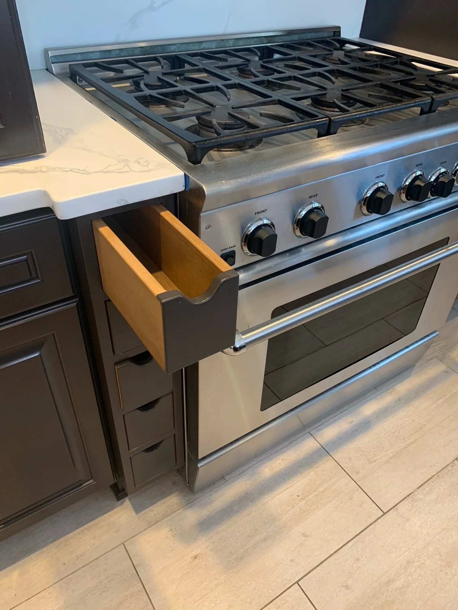 Dura Complete Wood Kitchen Cabinets Quartz Counters Stainless Steel ...