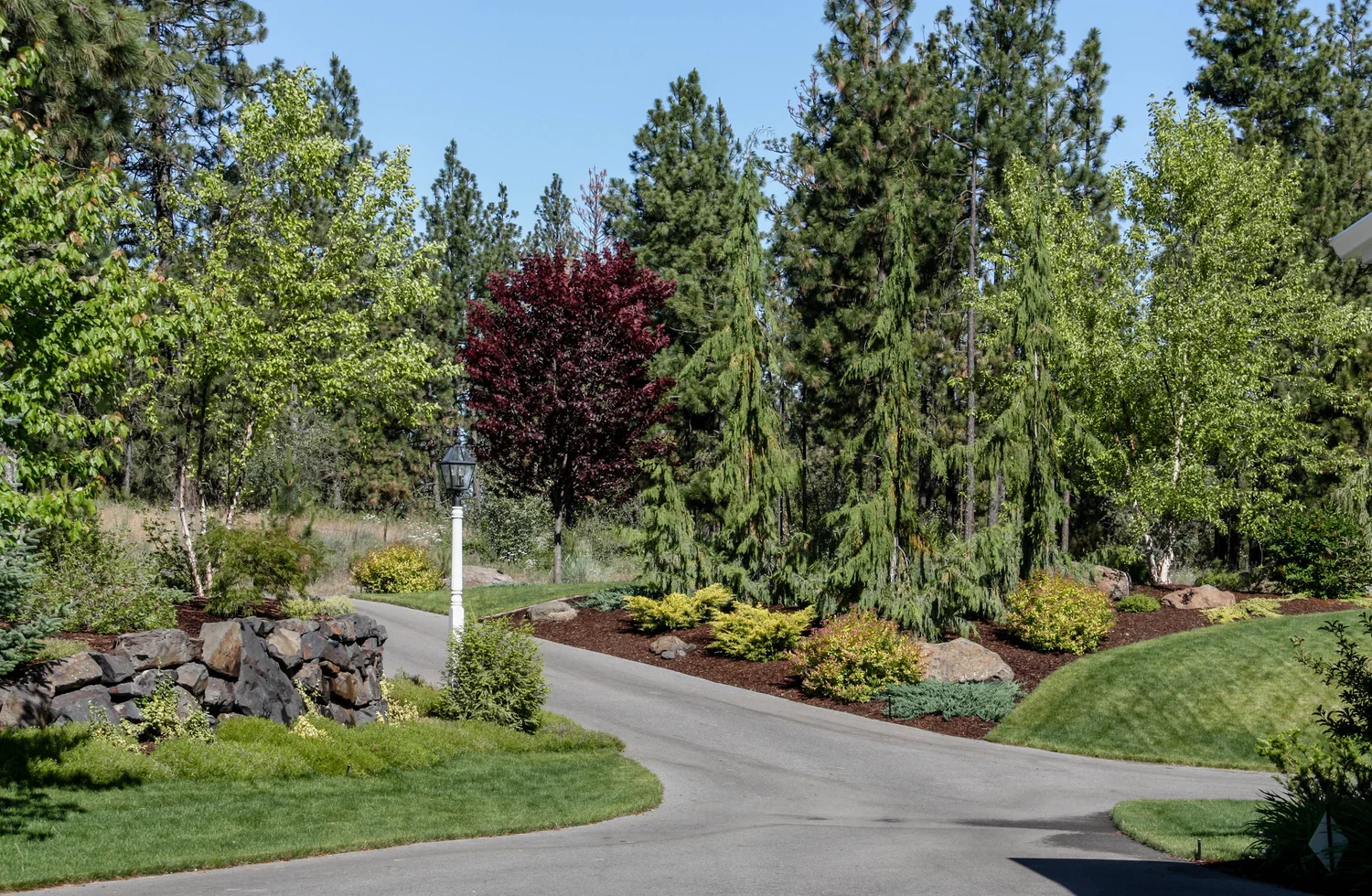 Hangman Valley Colonial - Spokane Landscape Design — Pacific Garden Design