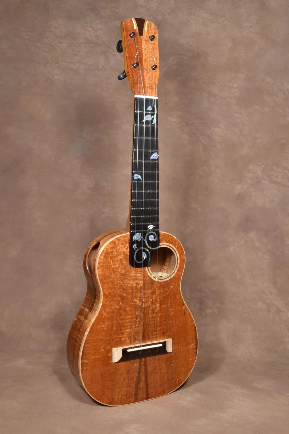 Koa Vine & Soundhole — Pohaku Ukulele