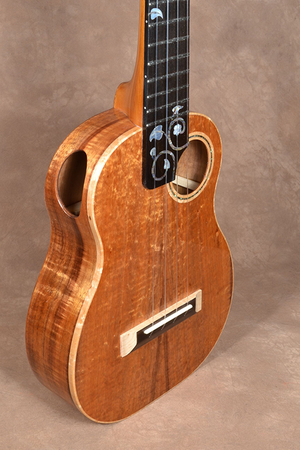 Koa Vine & Soundhole — Pohaku Ukulele