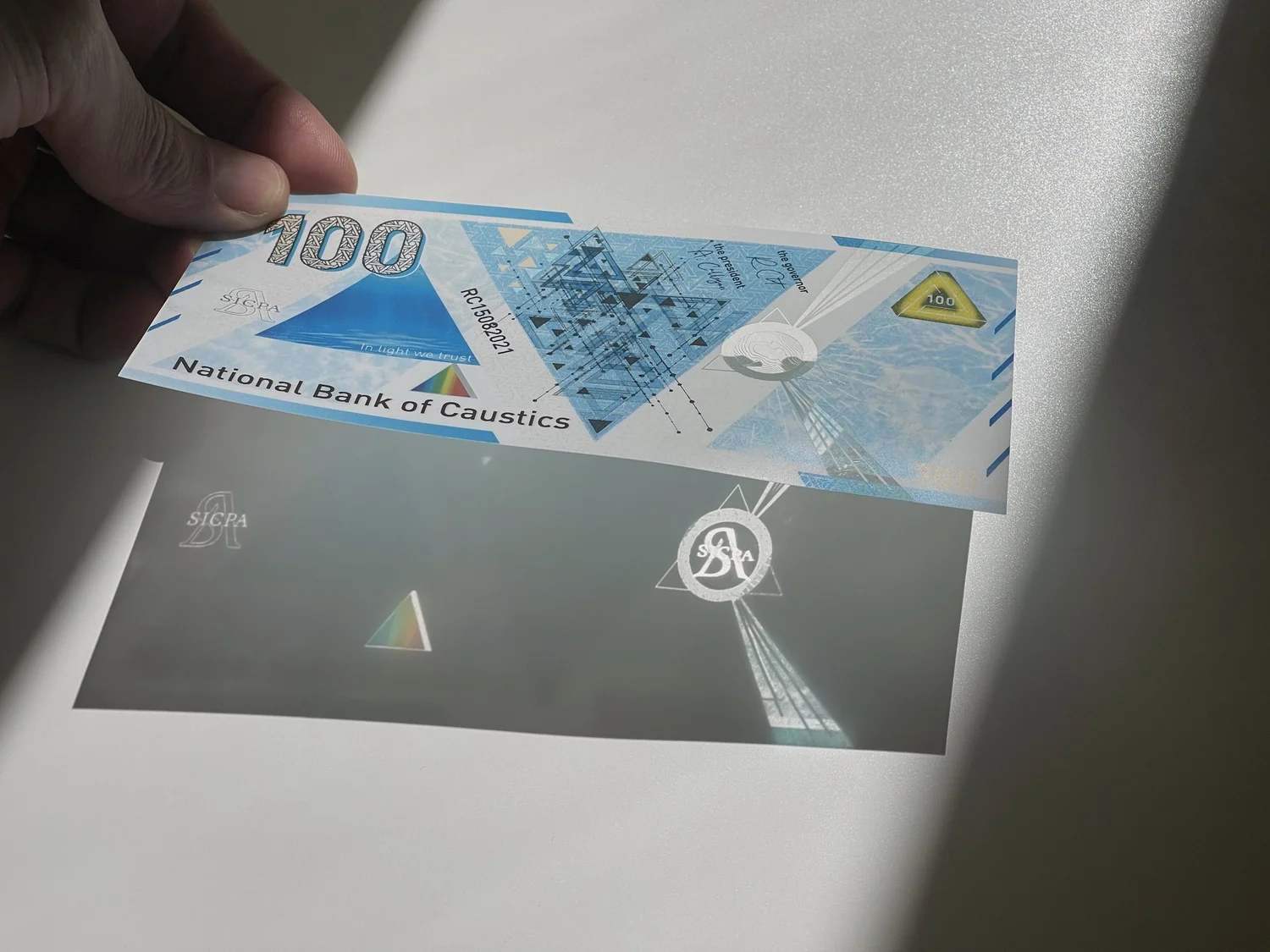 Banknotes with SICPA — RAYFORM