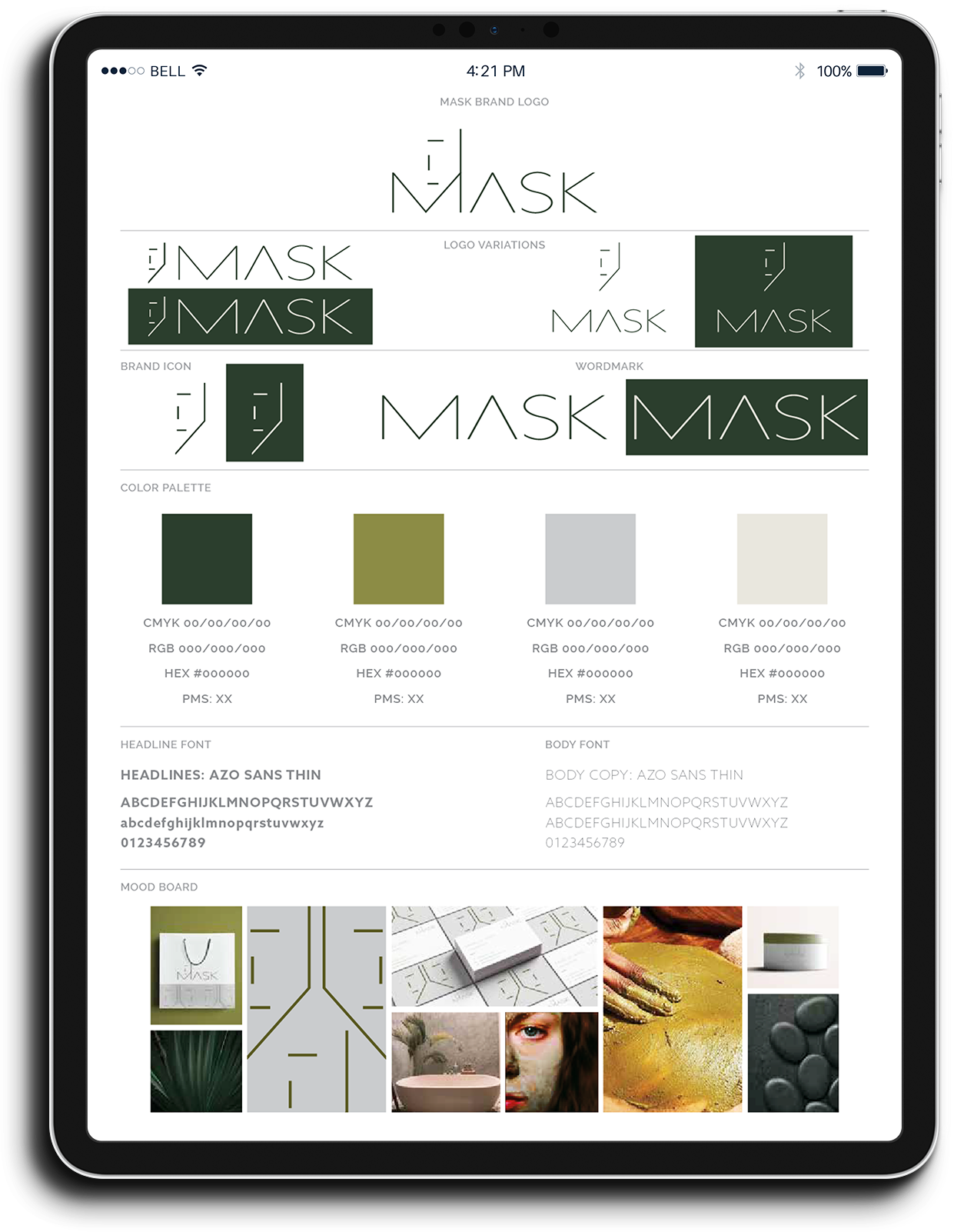 The Simple One Page Brand Guide — BM Design
