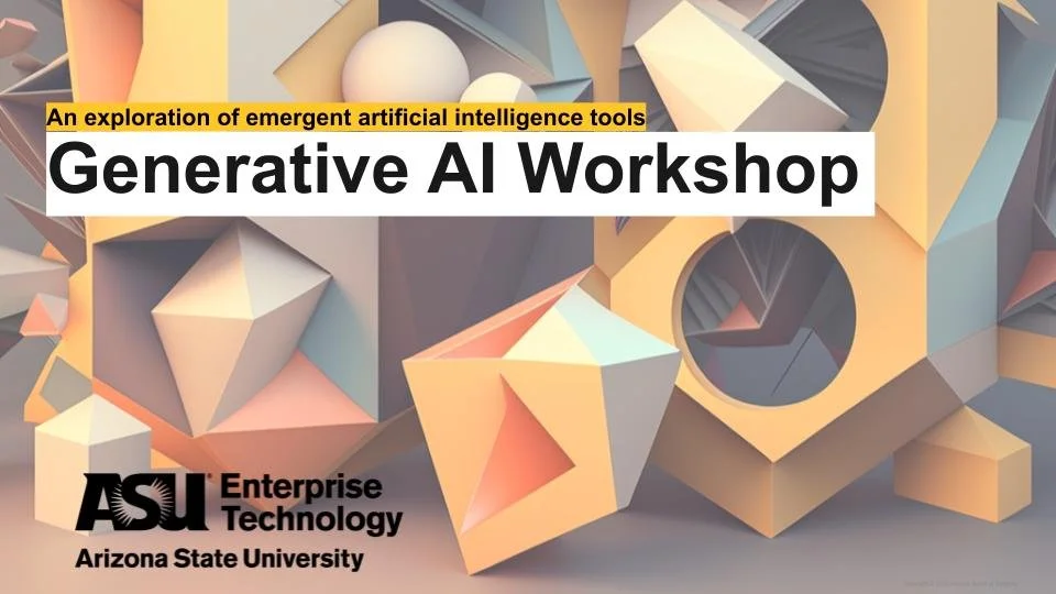 Unlocking Creativity with a Generative AI Workshop — Sean M. Leahy Ph.D.