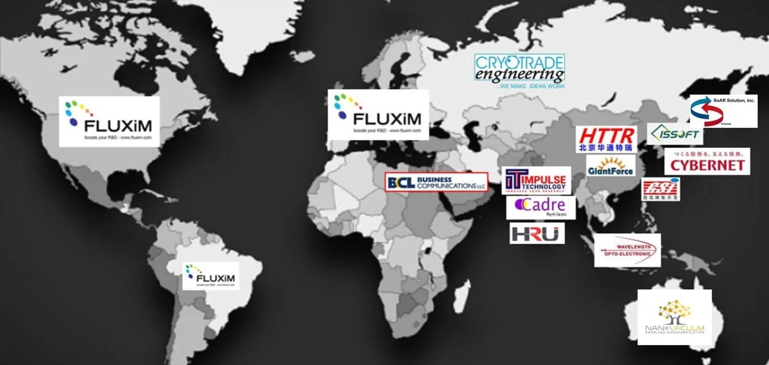 Worldwide Distributors and Sales Partners for Fluxim AG