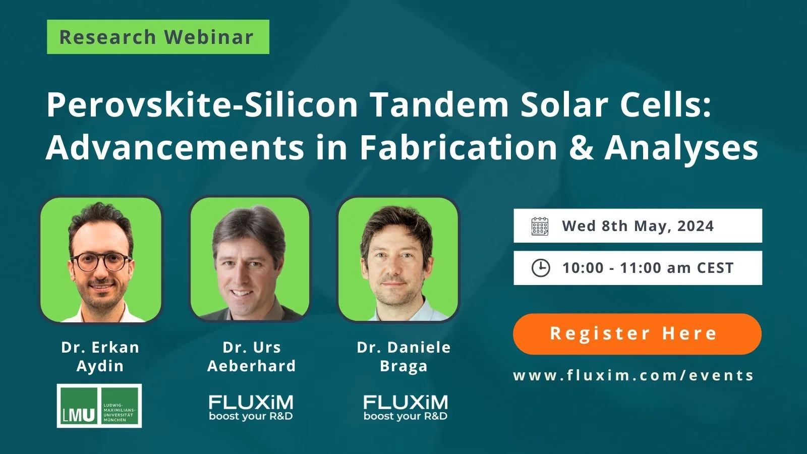 Webinar on Perovskite-Silicon Tandem Solar Cells - Innovations ...