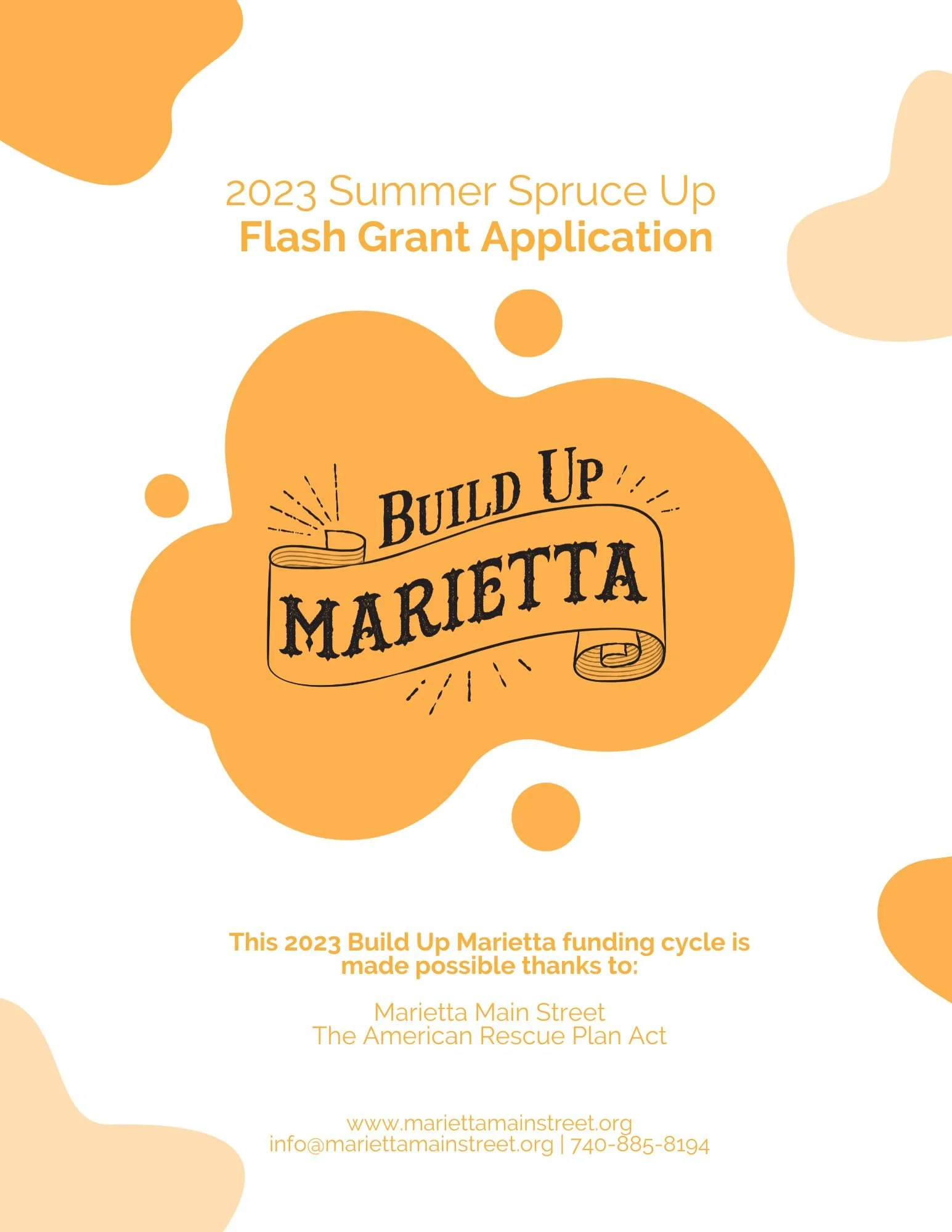 Build Up Marietta: Summer Spruce Up Flash Grant now live! — Marietta ...