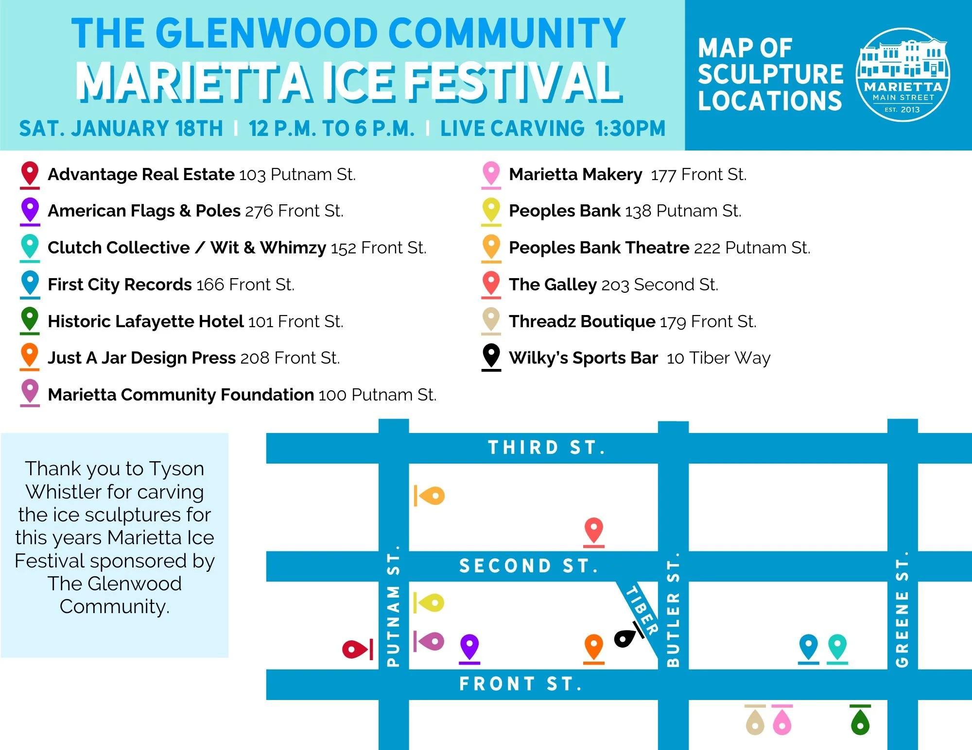 The Glenwood Community Ice Festival — Marietta Main Street