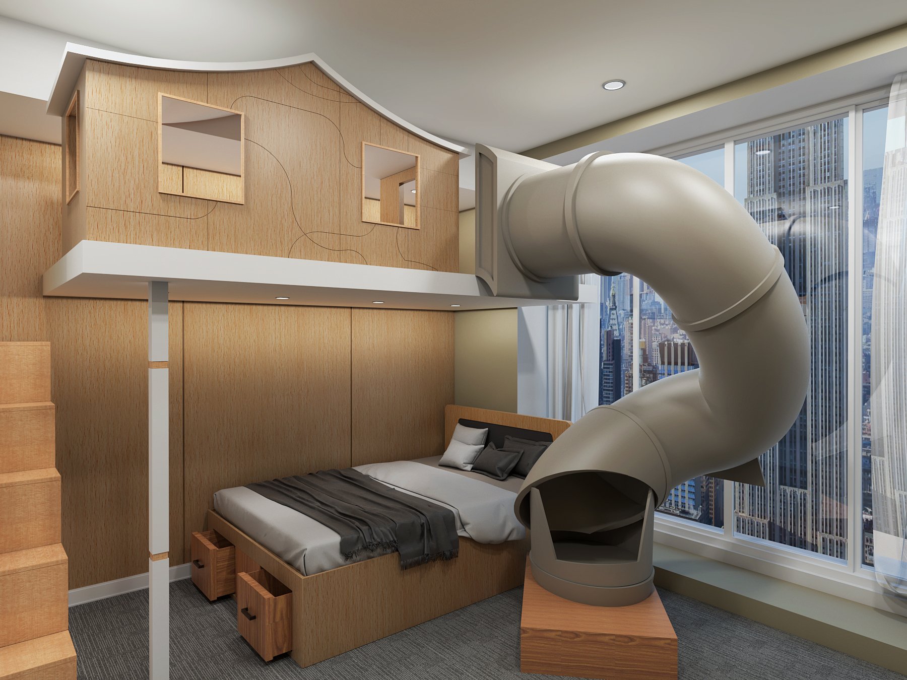 Custom Built Loft Beds & Bunk Beds in New York City