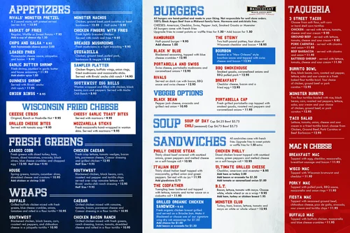 Kenosha's Favorite Sports Bar — Rivals Sports Pub & Grille