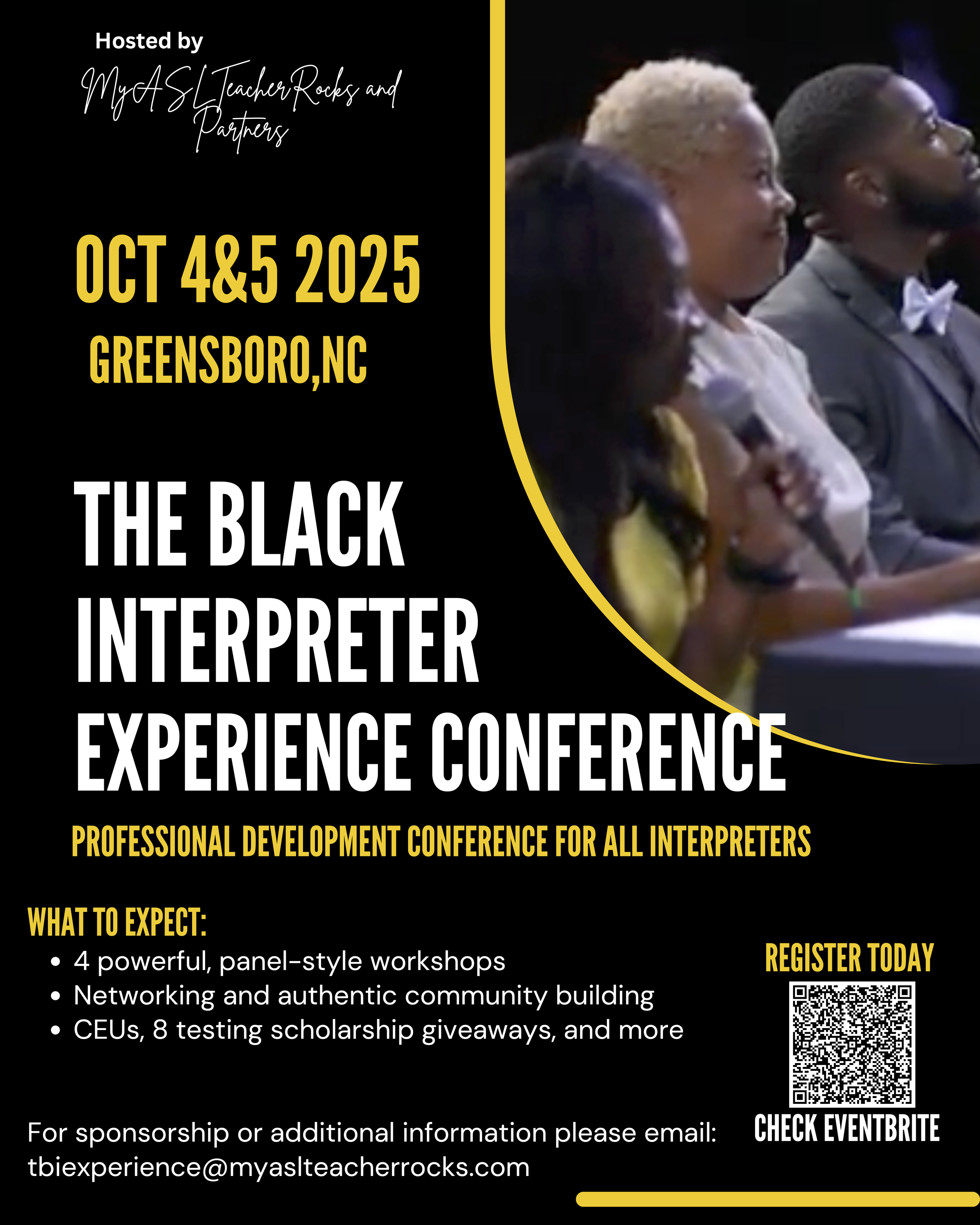 The Black Interpreter Experience Conference — NCRID