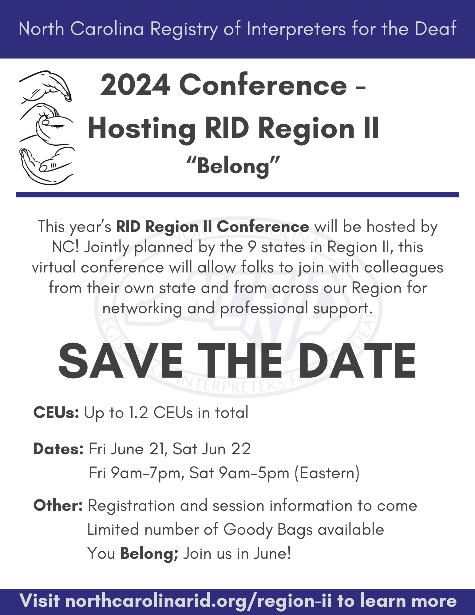 NC Registry of Interpreters for the Deaf - NCRID