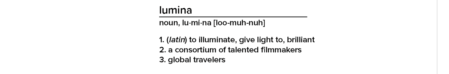 About — Lumina Films