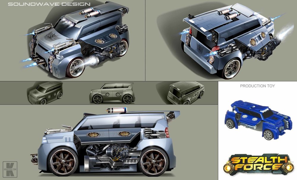 Transformers Stealth Force Development Gallery — Kragyen