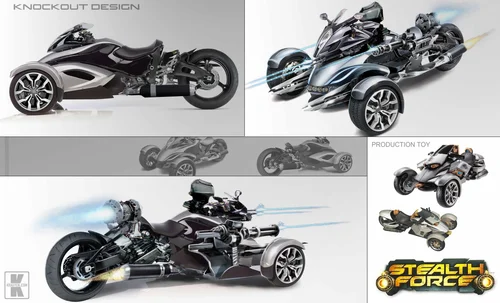 Transformers Stealth Force Development Gallery — Kragyen
