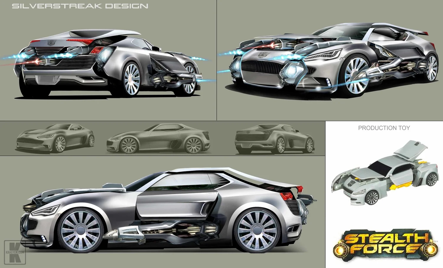 Transformers Stealth Force Development Gallery — Kragyen