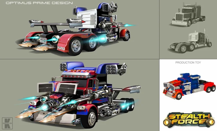 Transformers Stealth Force Development Gallery — Kragyen