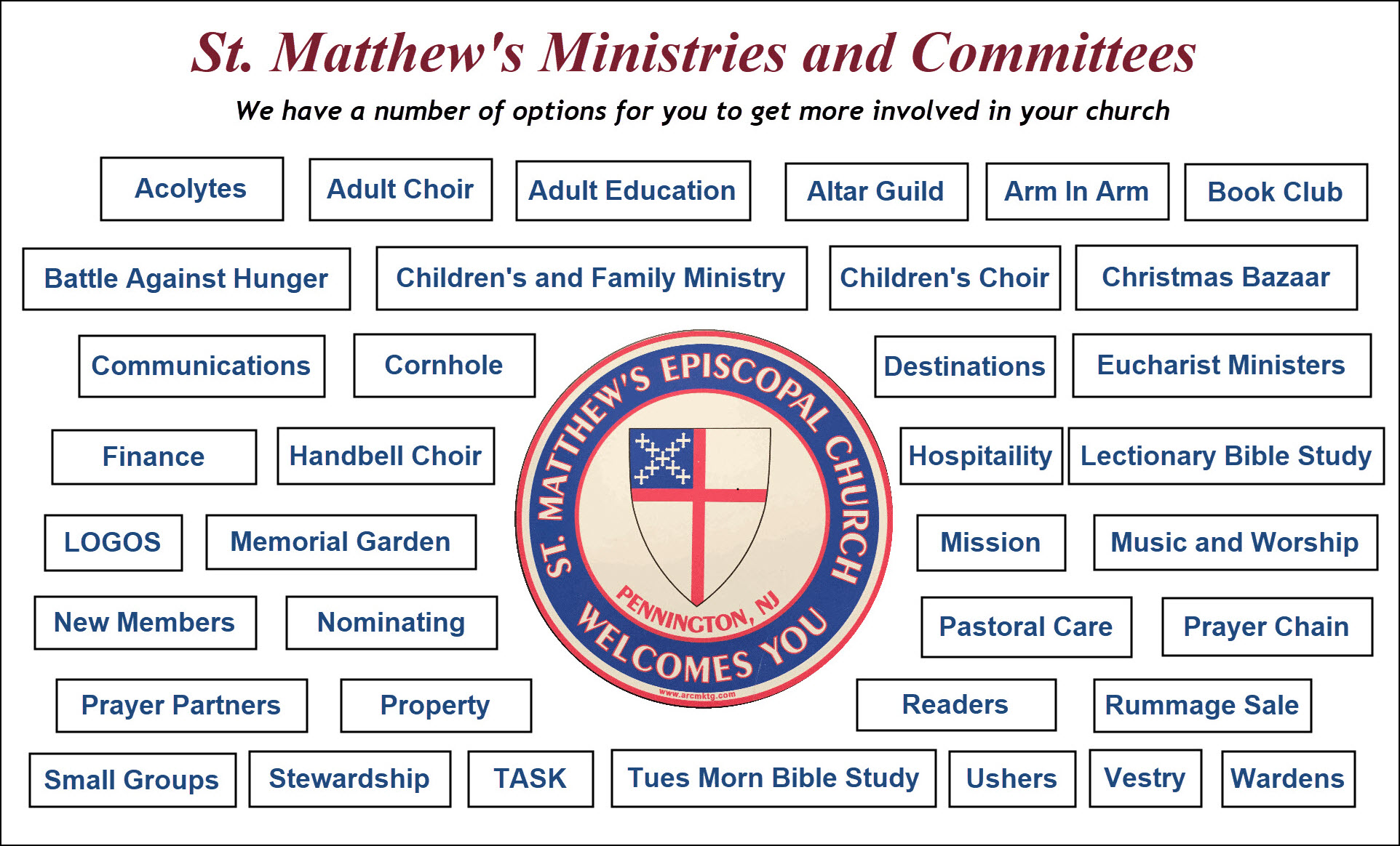 Ministries and Committees — St. Matthew's Episcopal Church