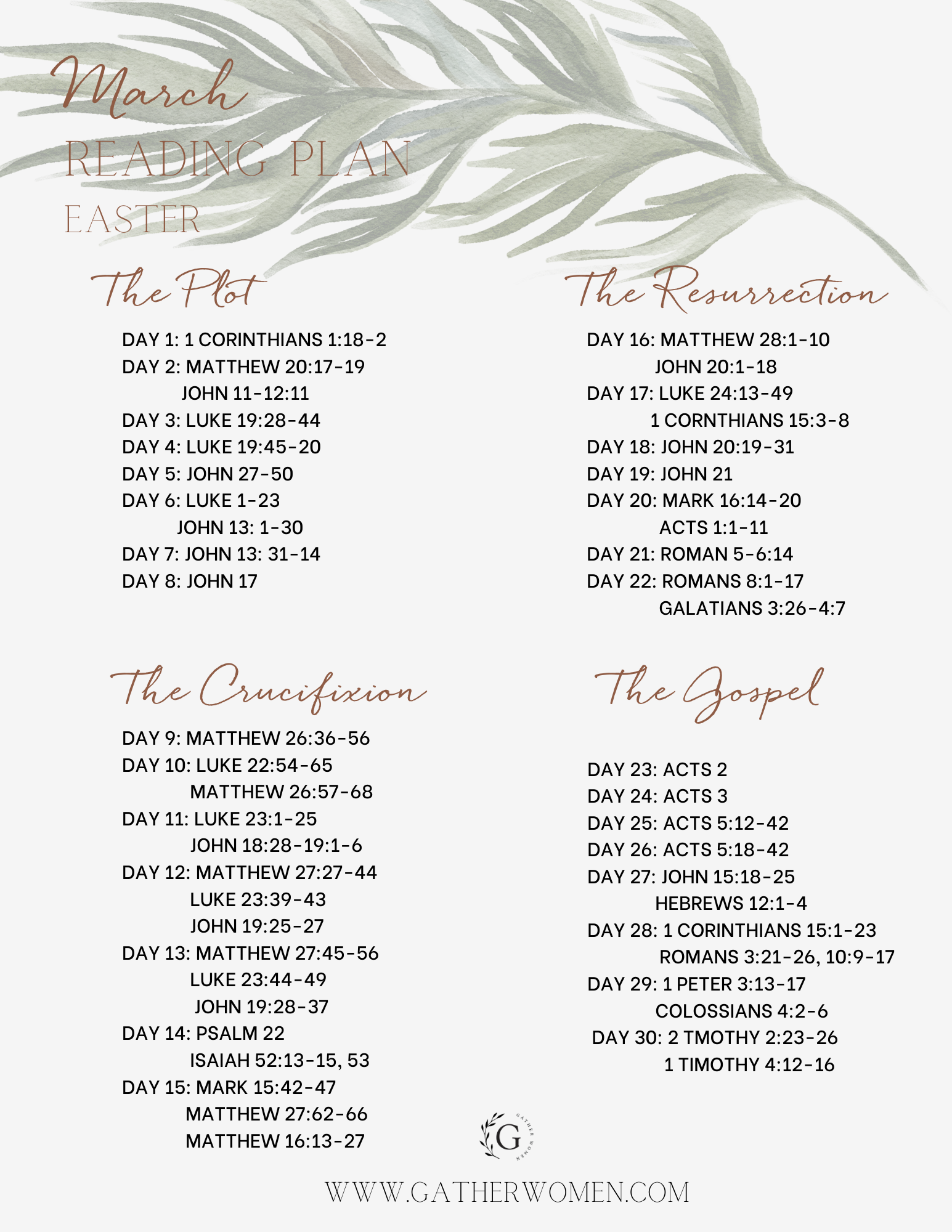 Reading Plans — Gather:Women