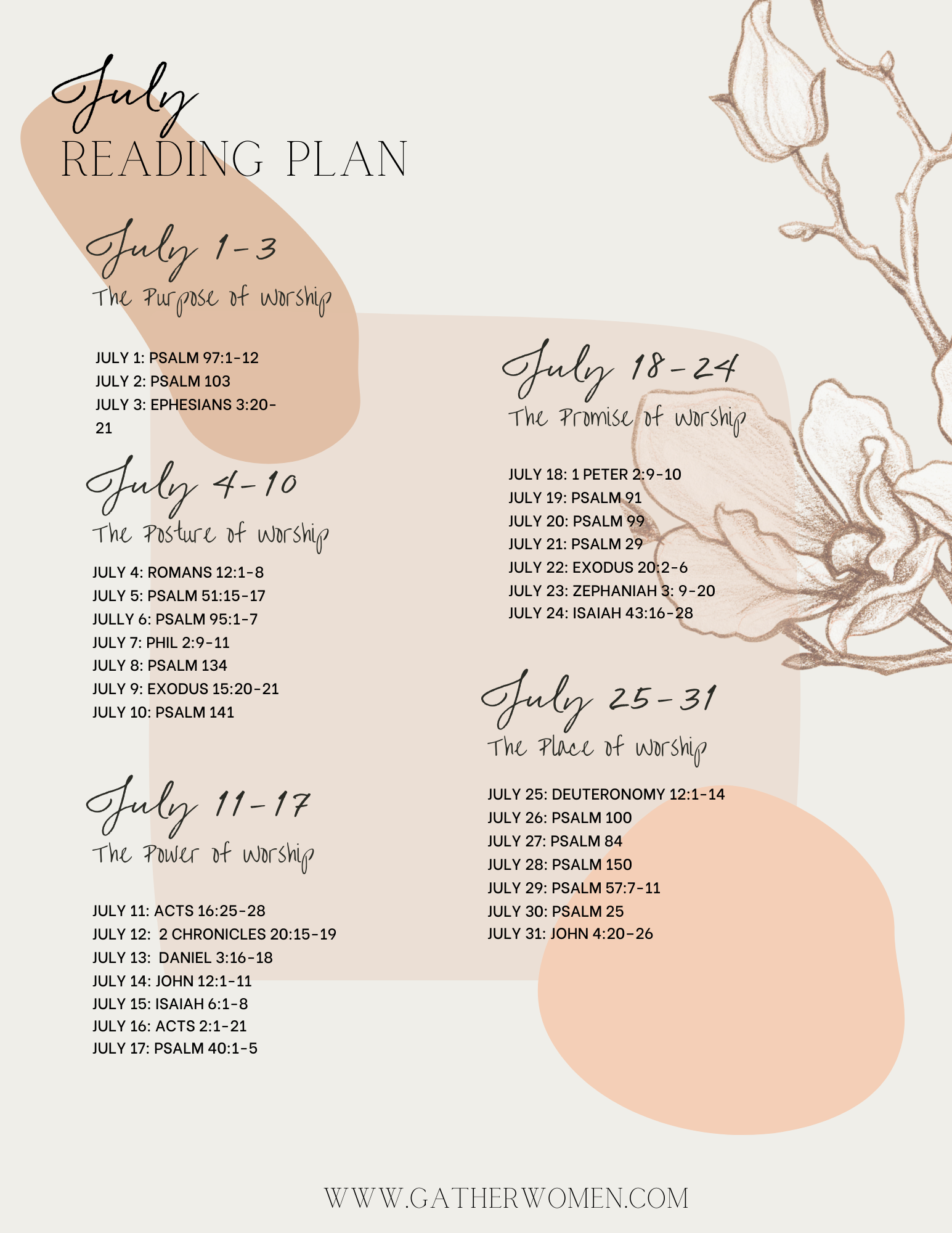 Reading Plans — Gather:Women