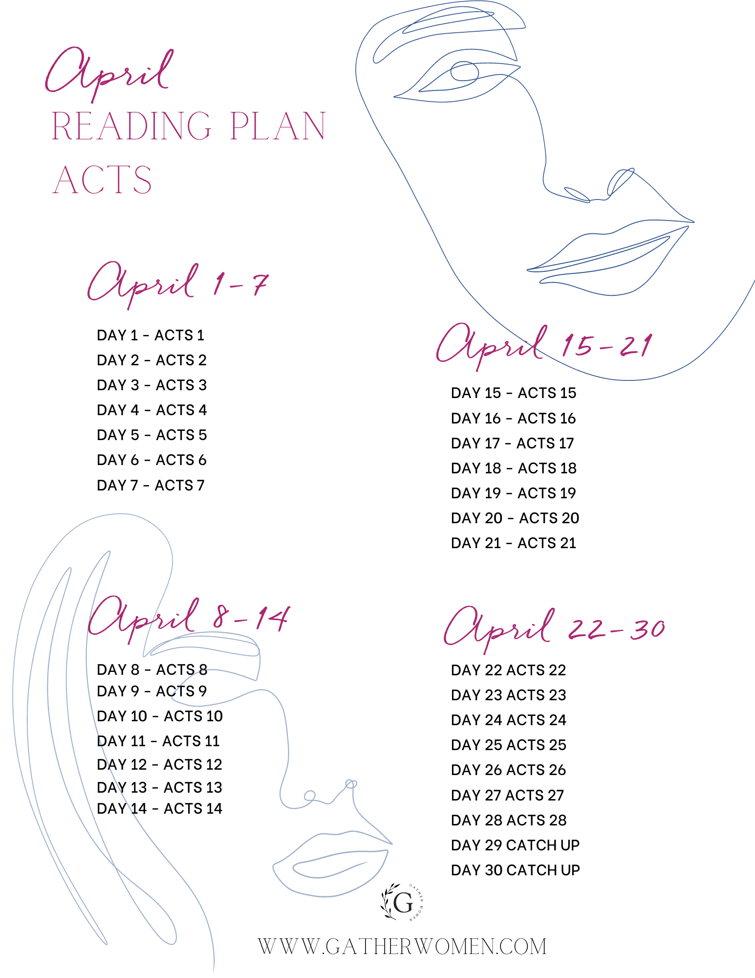 Reading Plans — Gather:Women