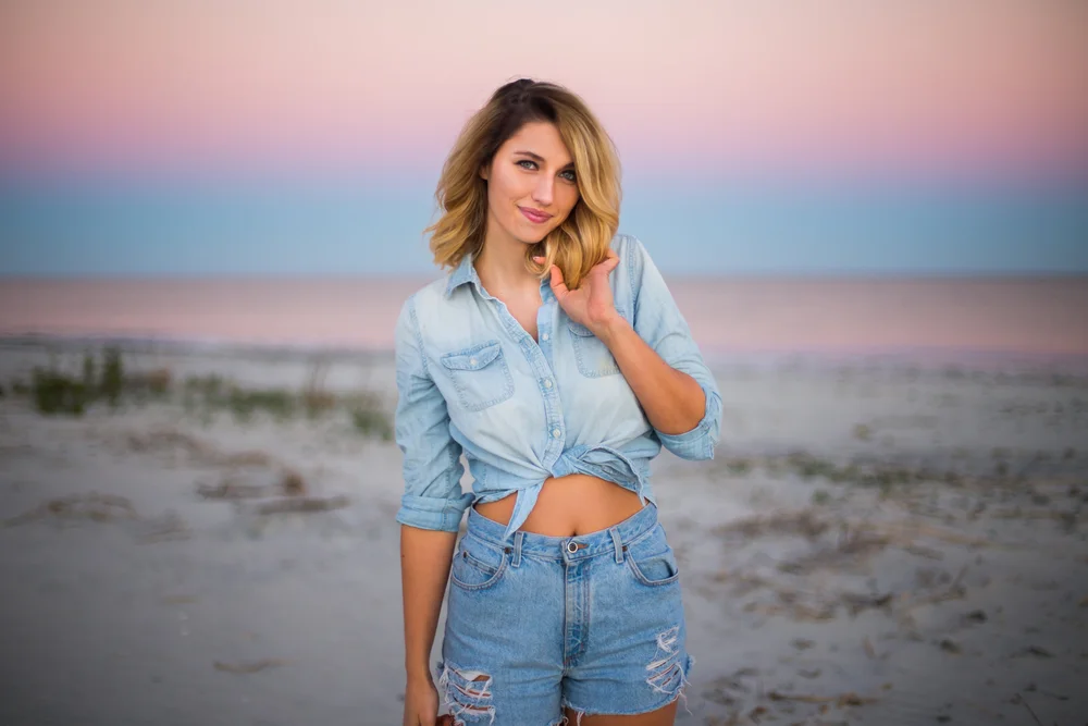 Summer in January - East Beach Portrait Session — Rainey Gregg Photography