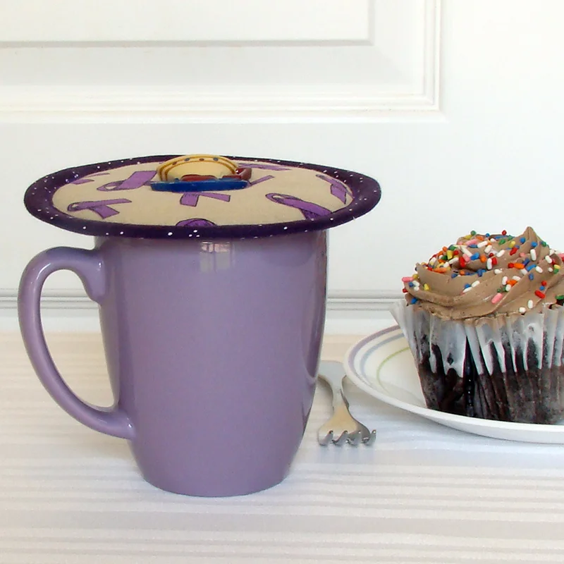 Keep coffee tea food hot - mug bowl lid cover - Koffee Kompanions