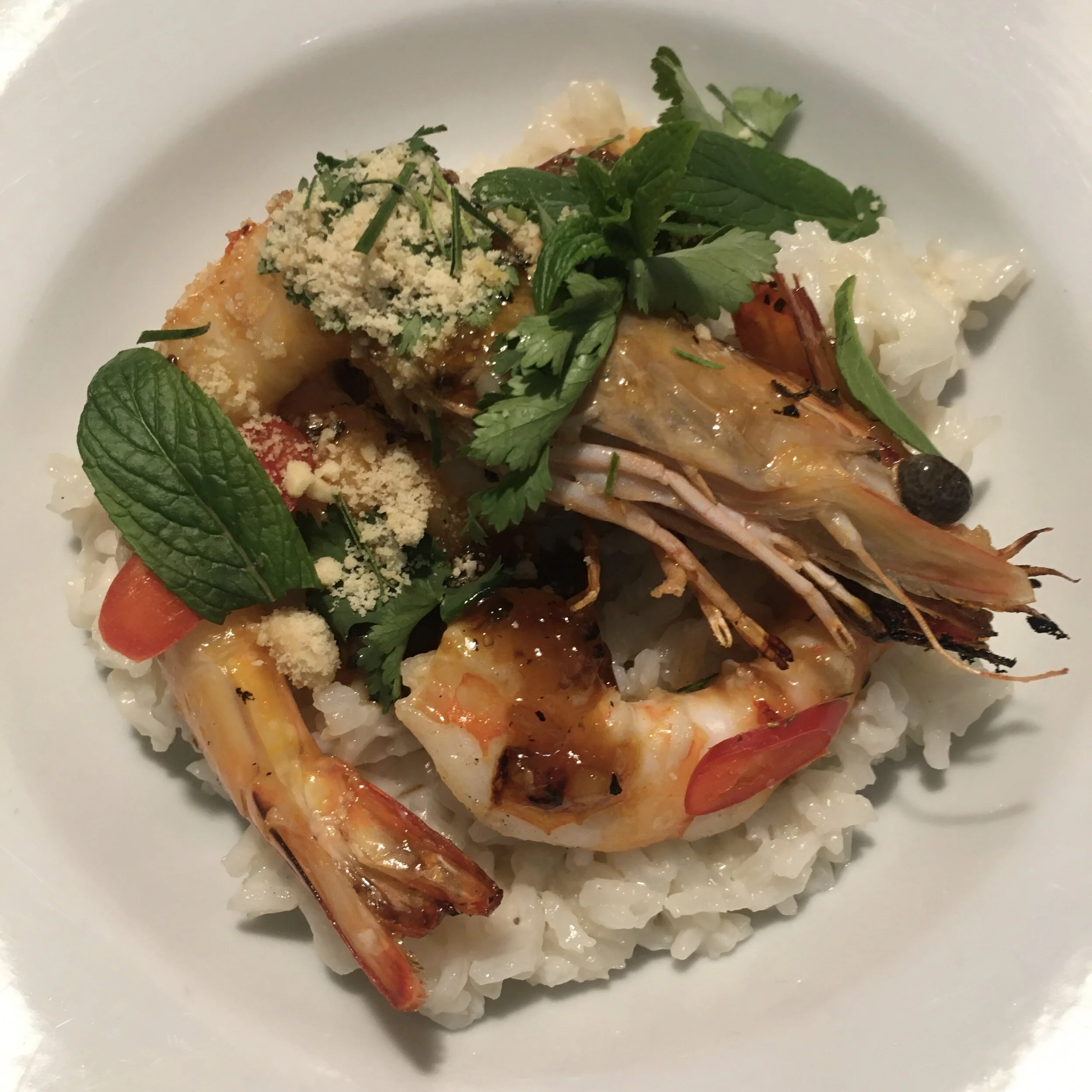 SWEET CHILLI PRAWNS WITH COCONUT RICE — THE COELIAC'S REVENGE