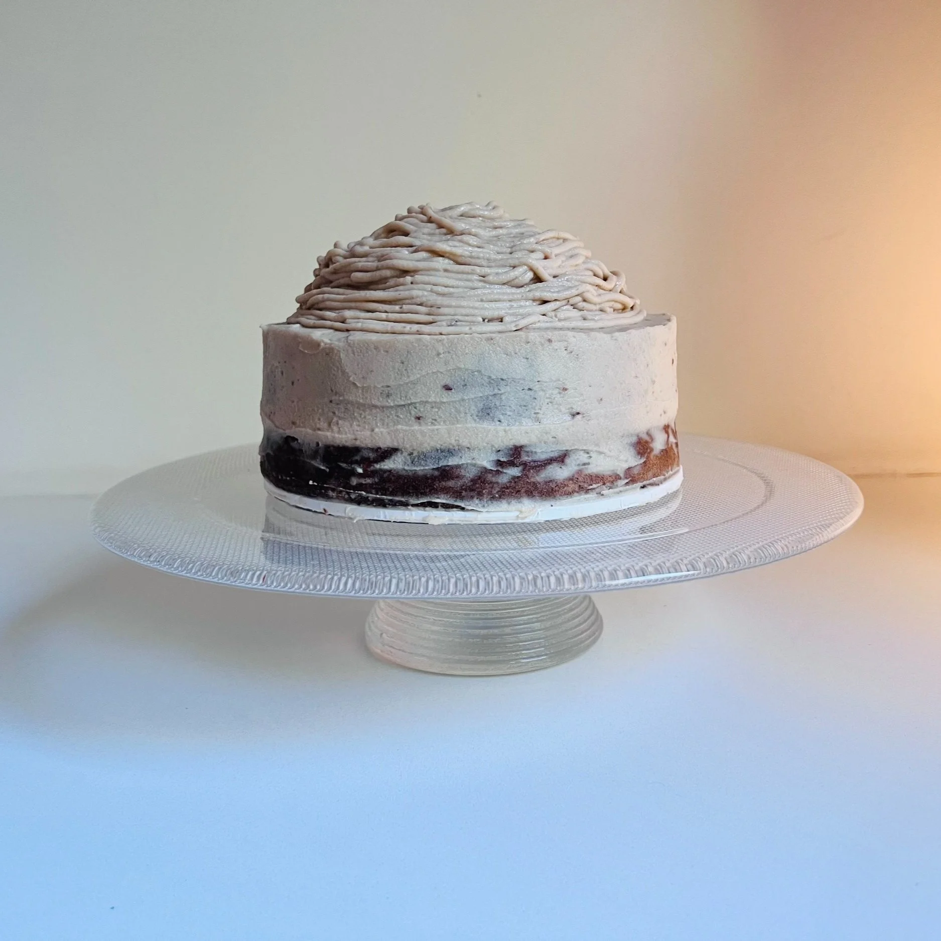 CHESTNUT MONT BLANC CAKE — THE COELIAC'S REVENGE