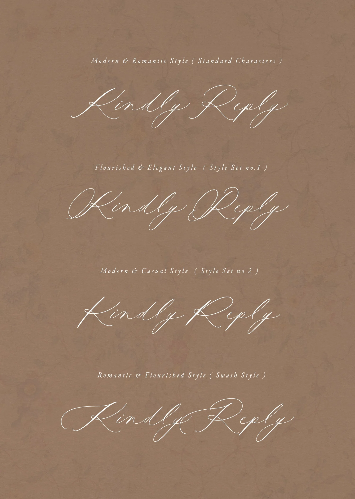 Plume Calligraphy Font — Plume Calligraphy