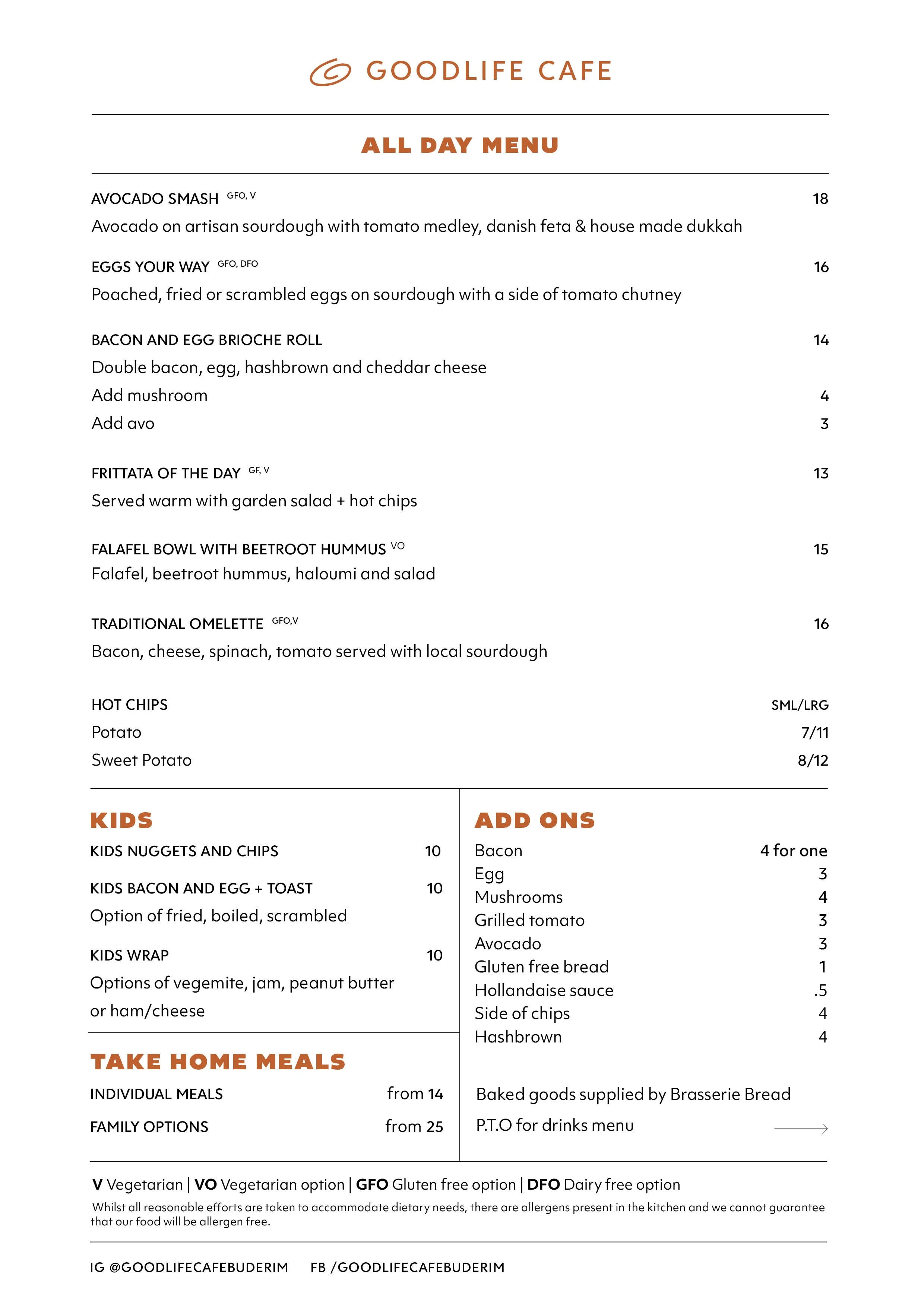 Goodlife Community Centre Cafe — GOODLIFE