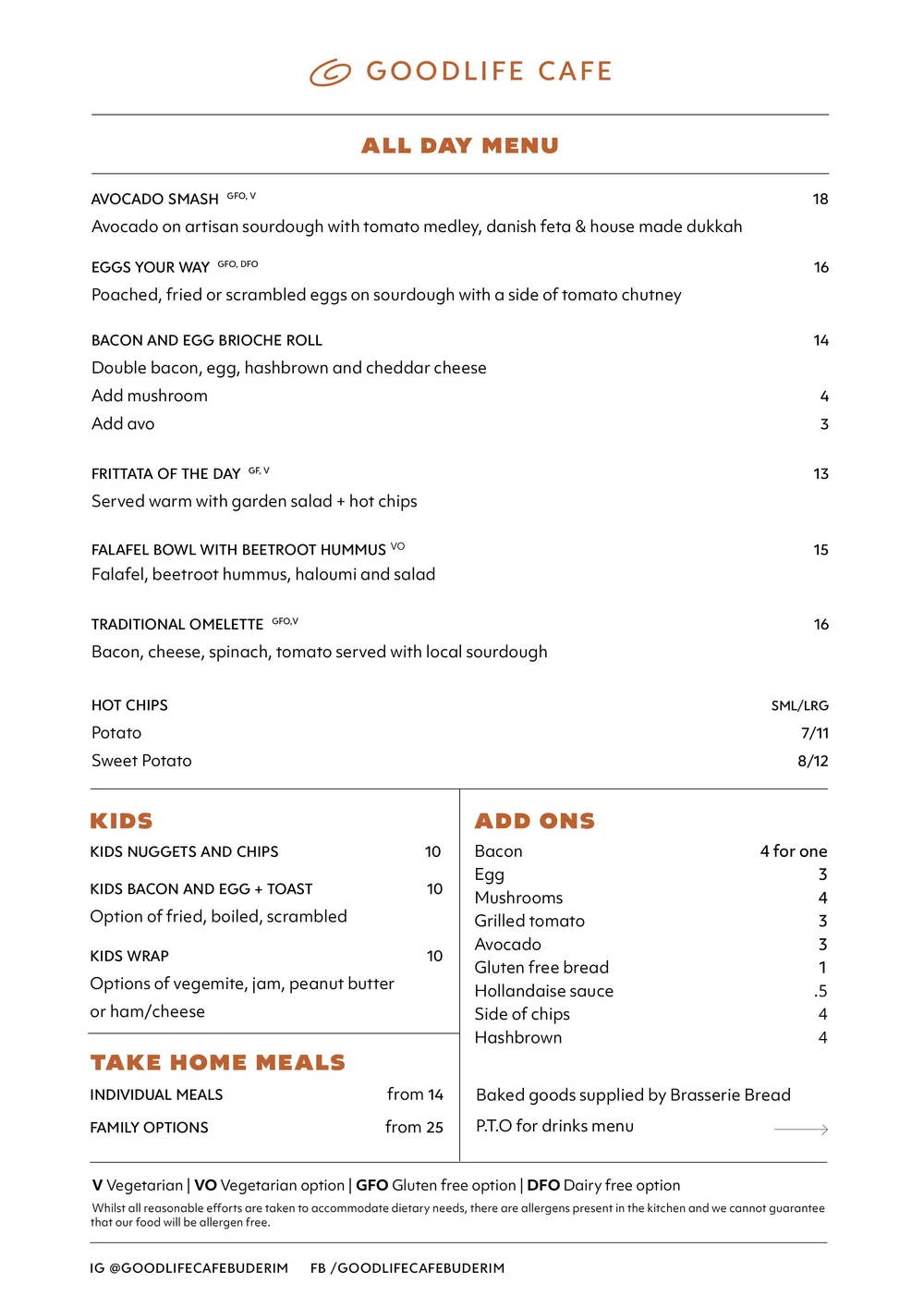 Goodlife Community Centre Cafe — GOODLIFE