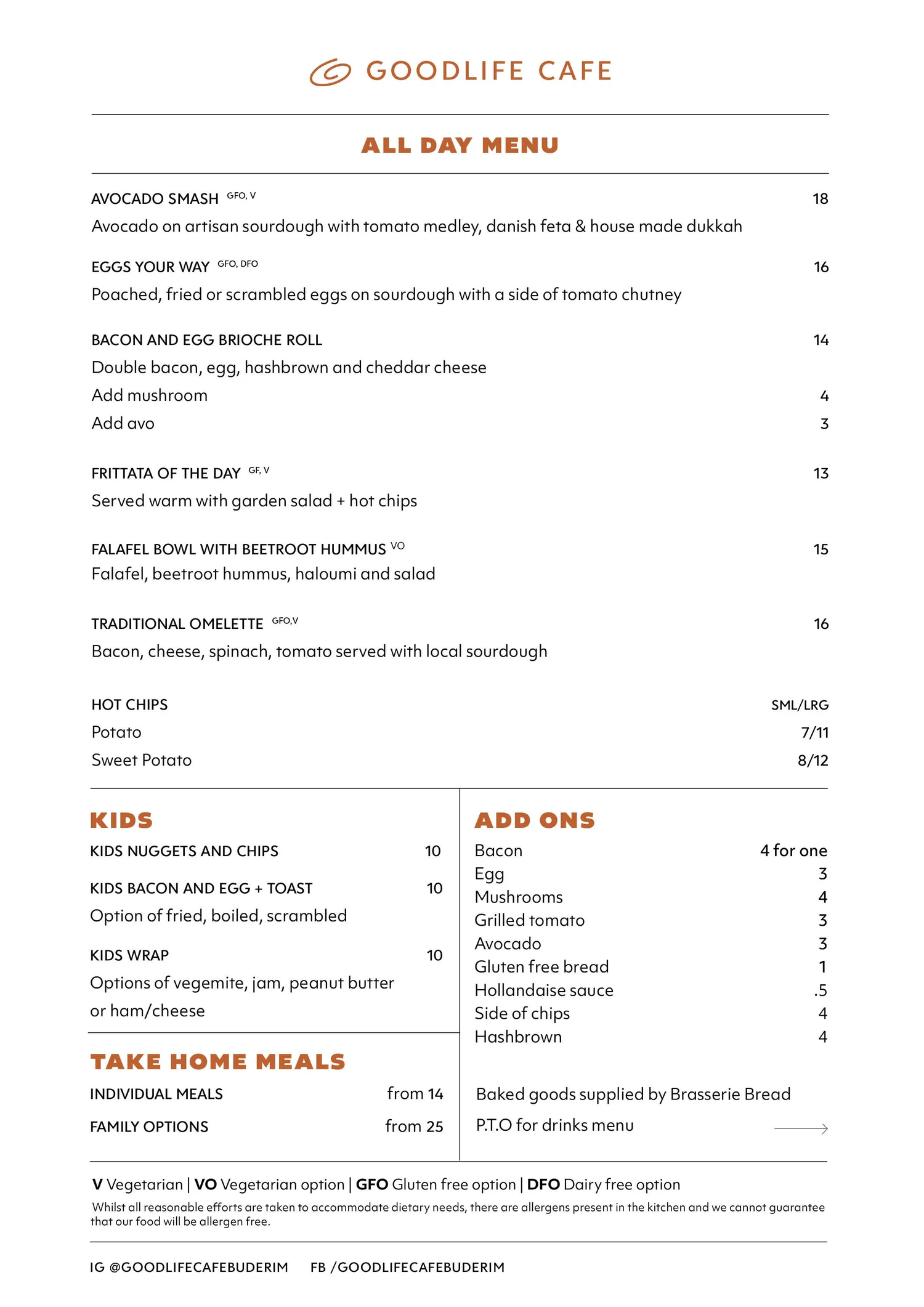 Goodlife Community Centre Cafe — GOODLIFE