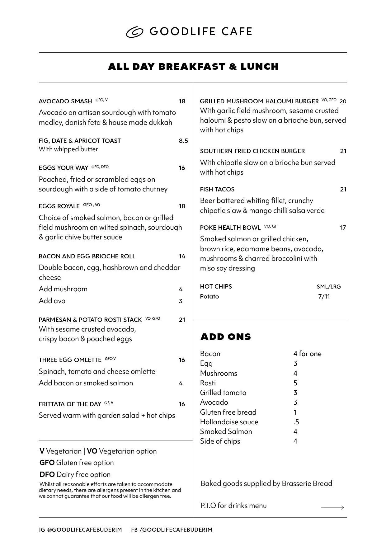 Goodlife Community Centre Cafe — GOODLIFE