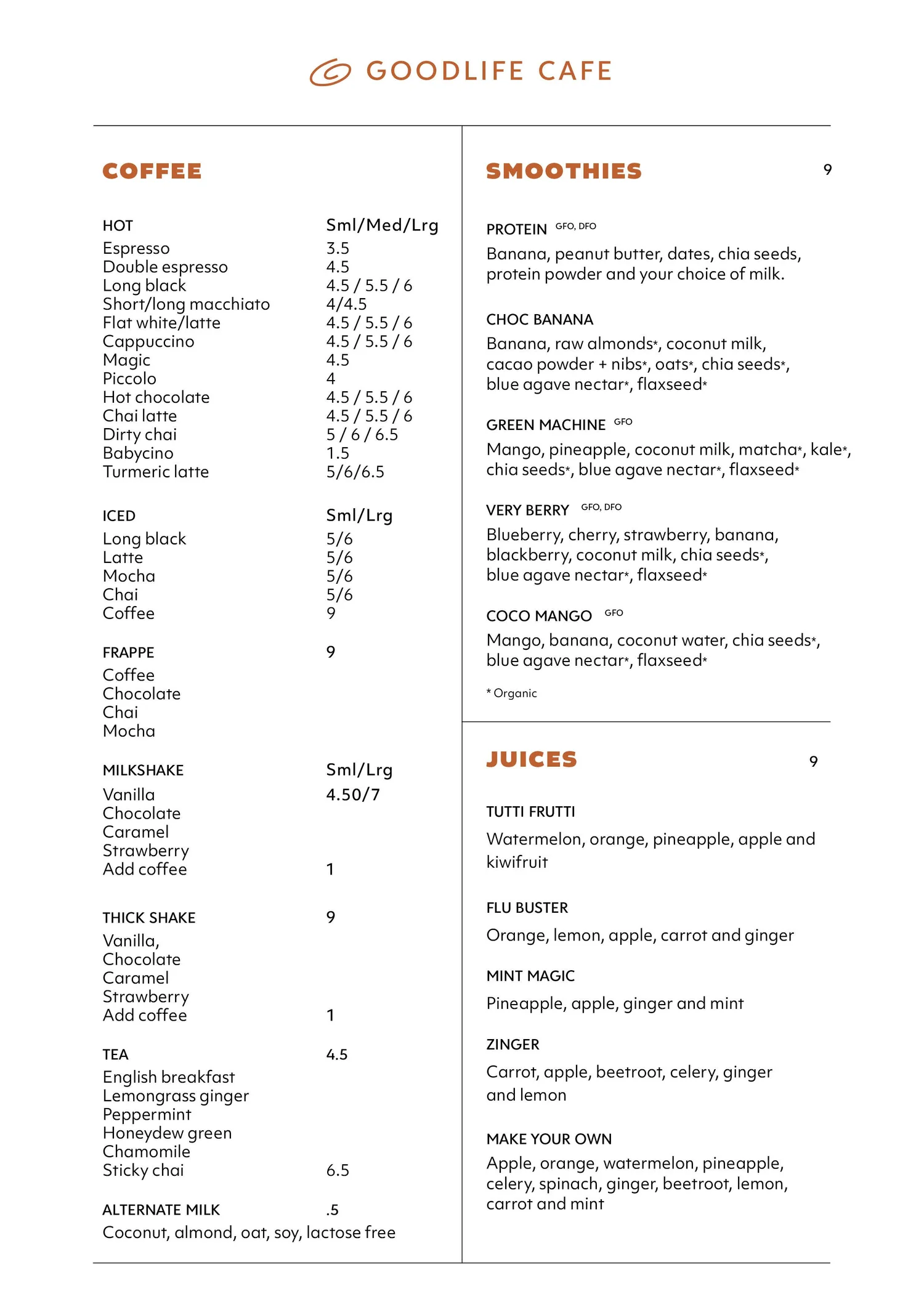 Goodlife Community Centre Cafe — GOODLIFE