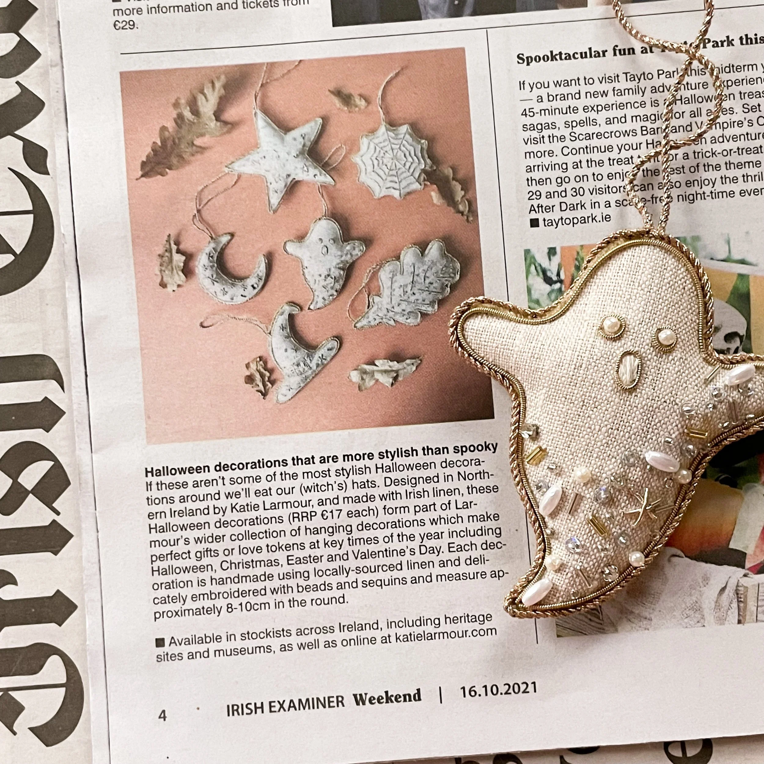 Featured in the Irish Examiner Weekend Magazine — Katie Larmour Linen