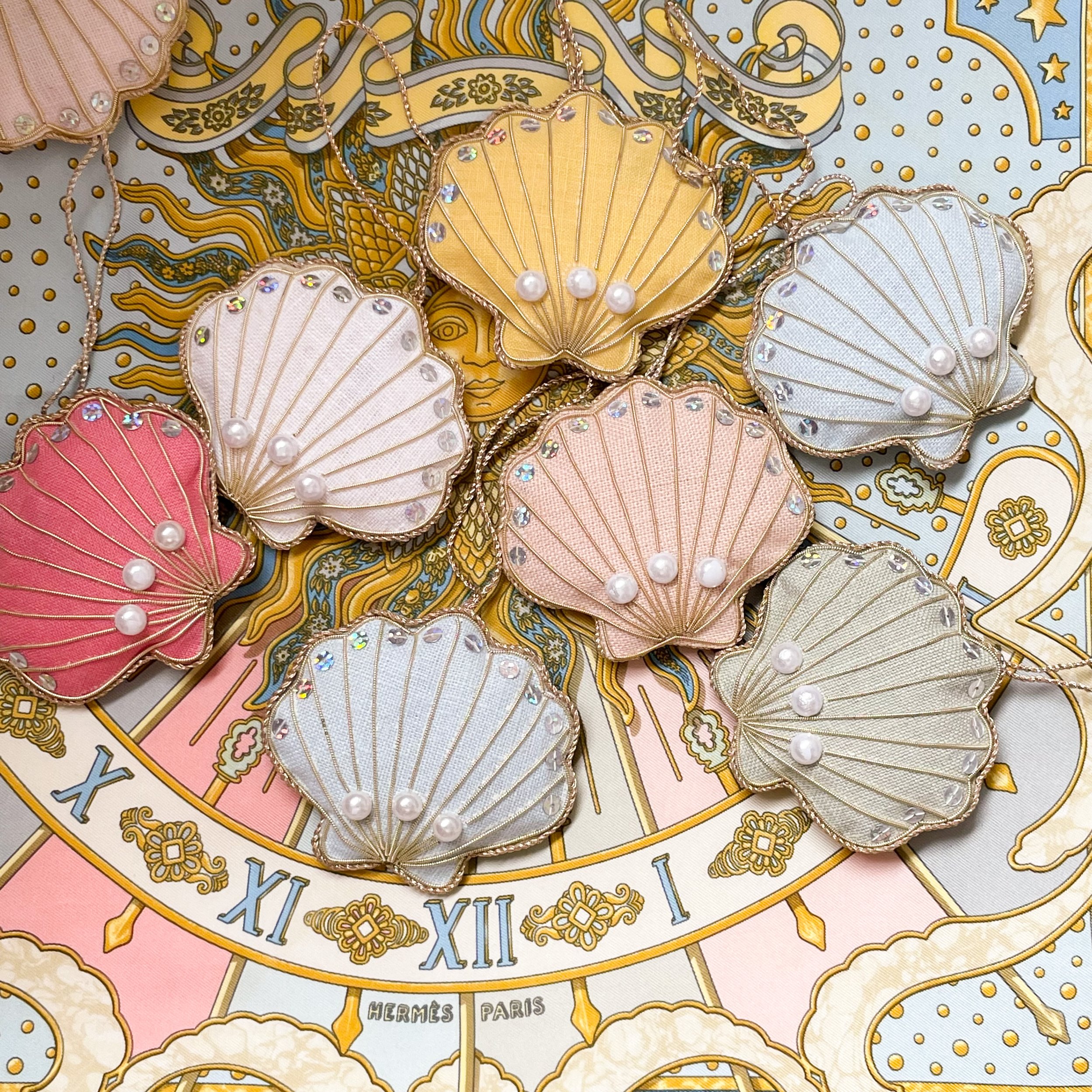 Shells in 'white' — Katie Larmour Linen