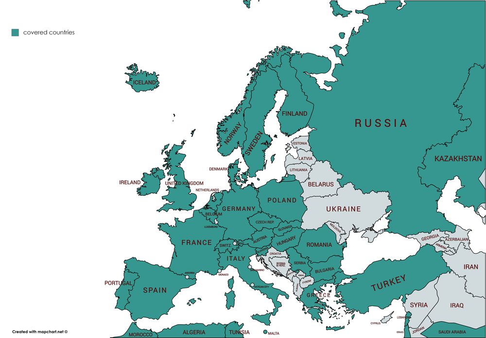 Our Geographic Reach | EHS Compliance Services in 70+ Countries