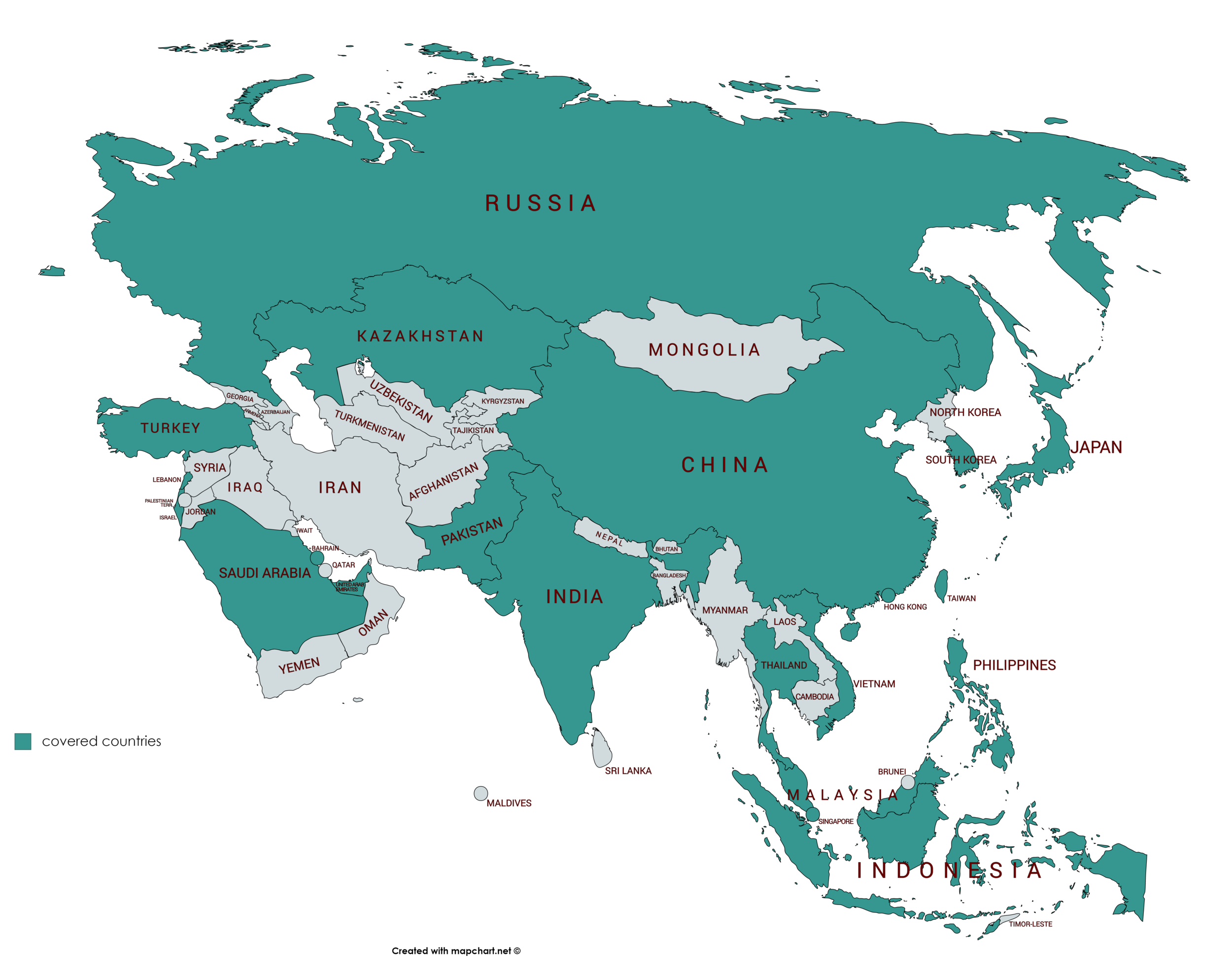 Our Geographic Reach | EHS Compliance Services in 70+ Countries