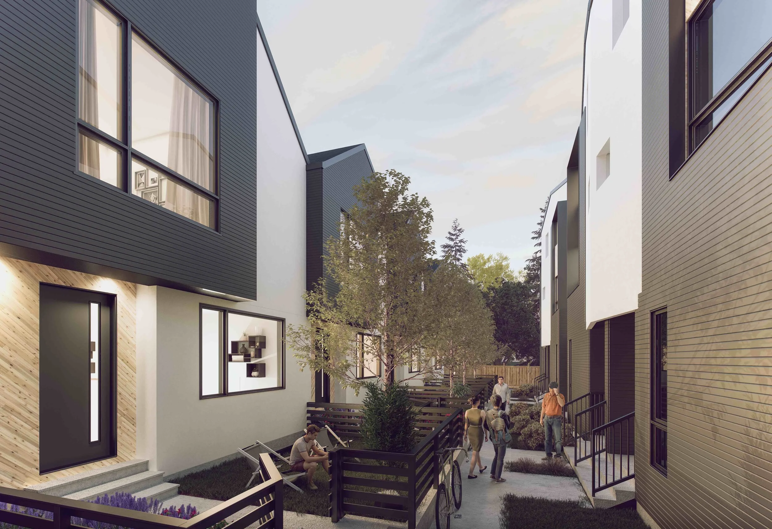 Capitol Hill Townhouses — Gravity Architecture - Vancouver and Calgary ...