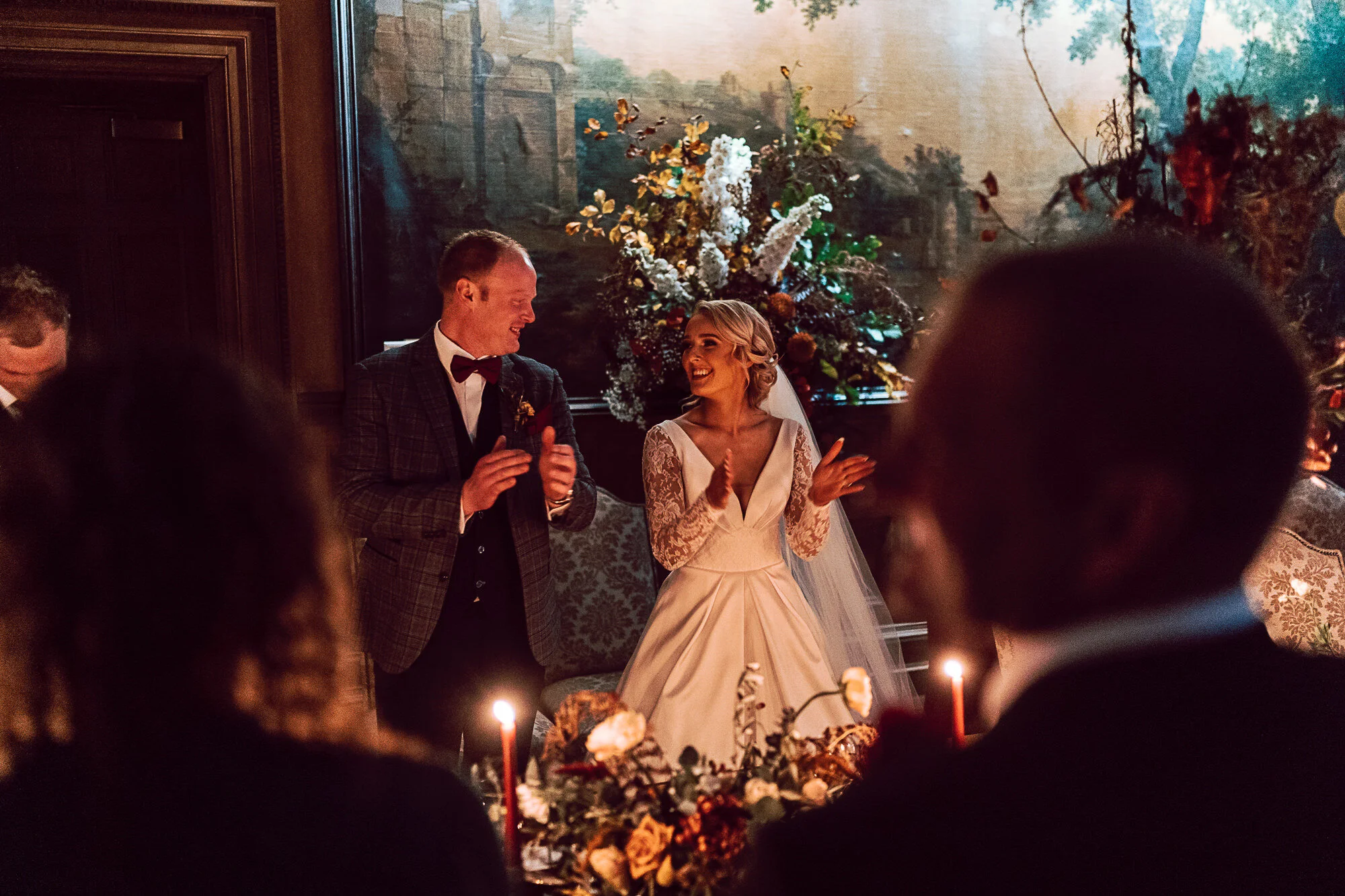 Stacey & John — Castle Leslie — Flowersbyruthhood