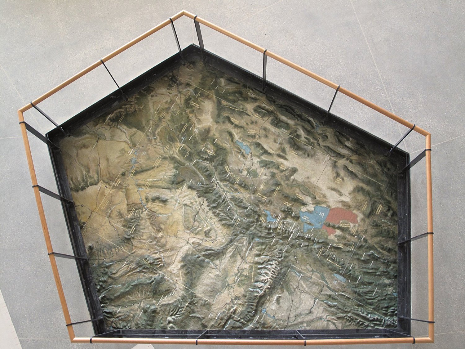 Utah Natural History Museum | Topographic Map — Blue Rhino Studio