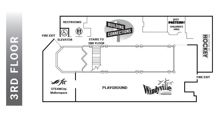 Exhibit Floor Map — Saskatchewan Science Centre