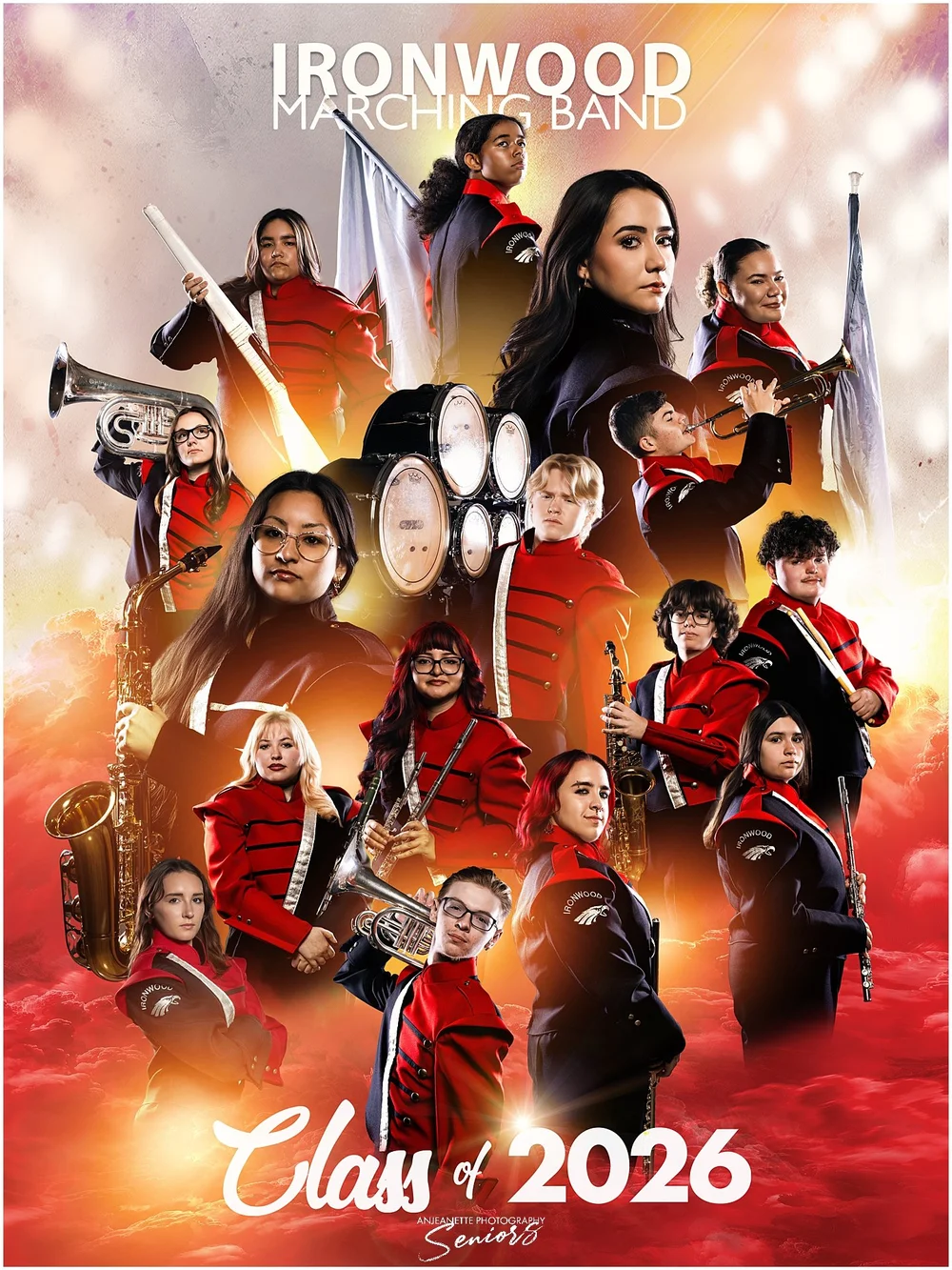 MARCHING BAND GROUP PORTRAITS ANJEANETTE PHOTOGRAPHY PHOENIX Az ...
