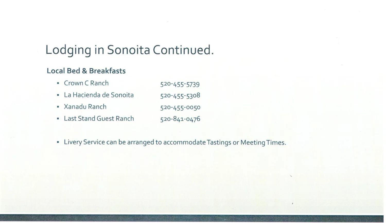 SONOITA DINING, LODGING, WINERIES & MORE — SANTA CRUZ COUNTY FAIR AND ...