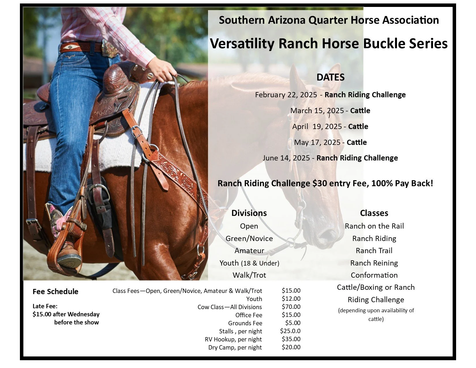 EVENTS — SANTA CRUZ COUNTY FAIR AND RODEO ASSOCIATION