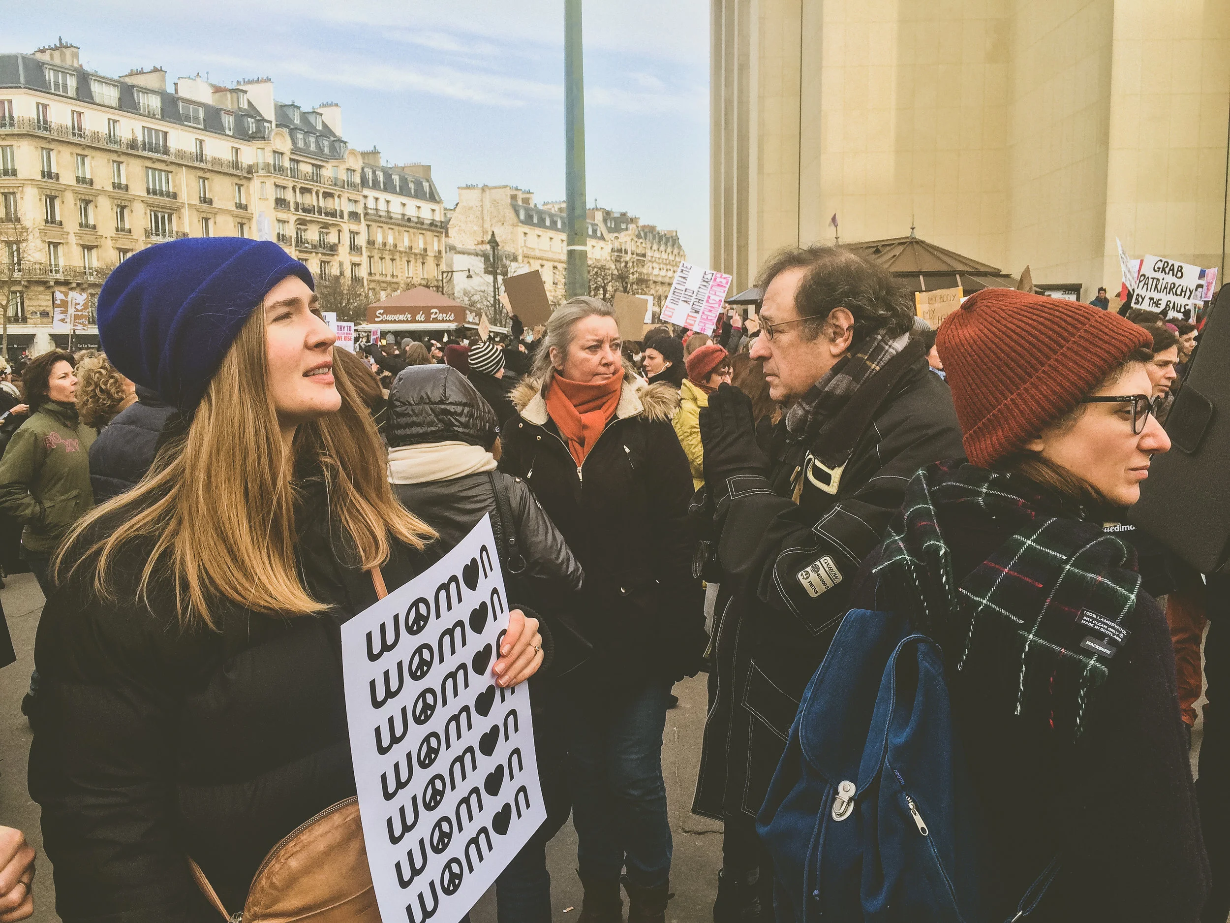 Women's March Paris — Whitney in Paris