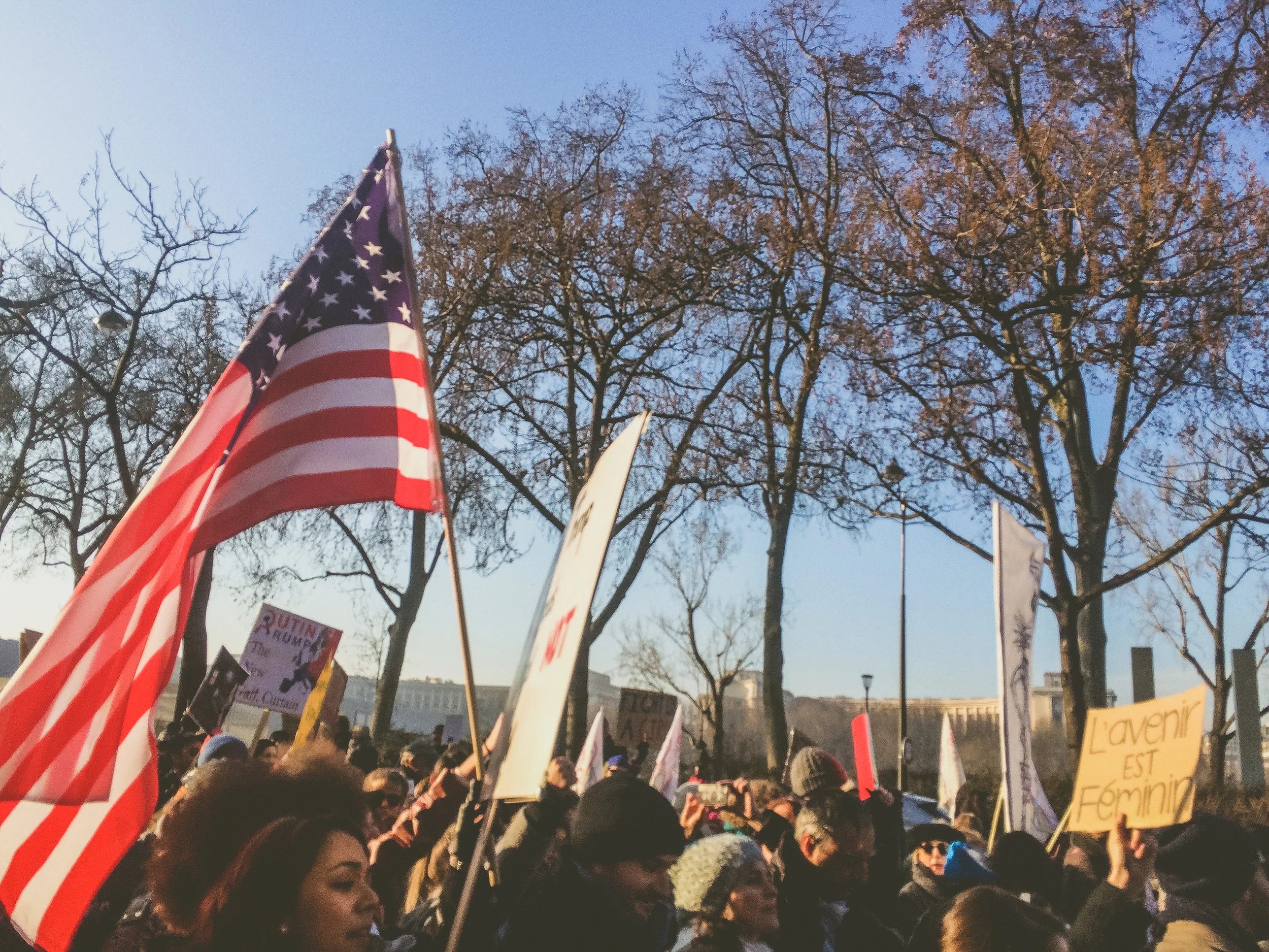 Women's March Paris — Whitney in Paris
