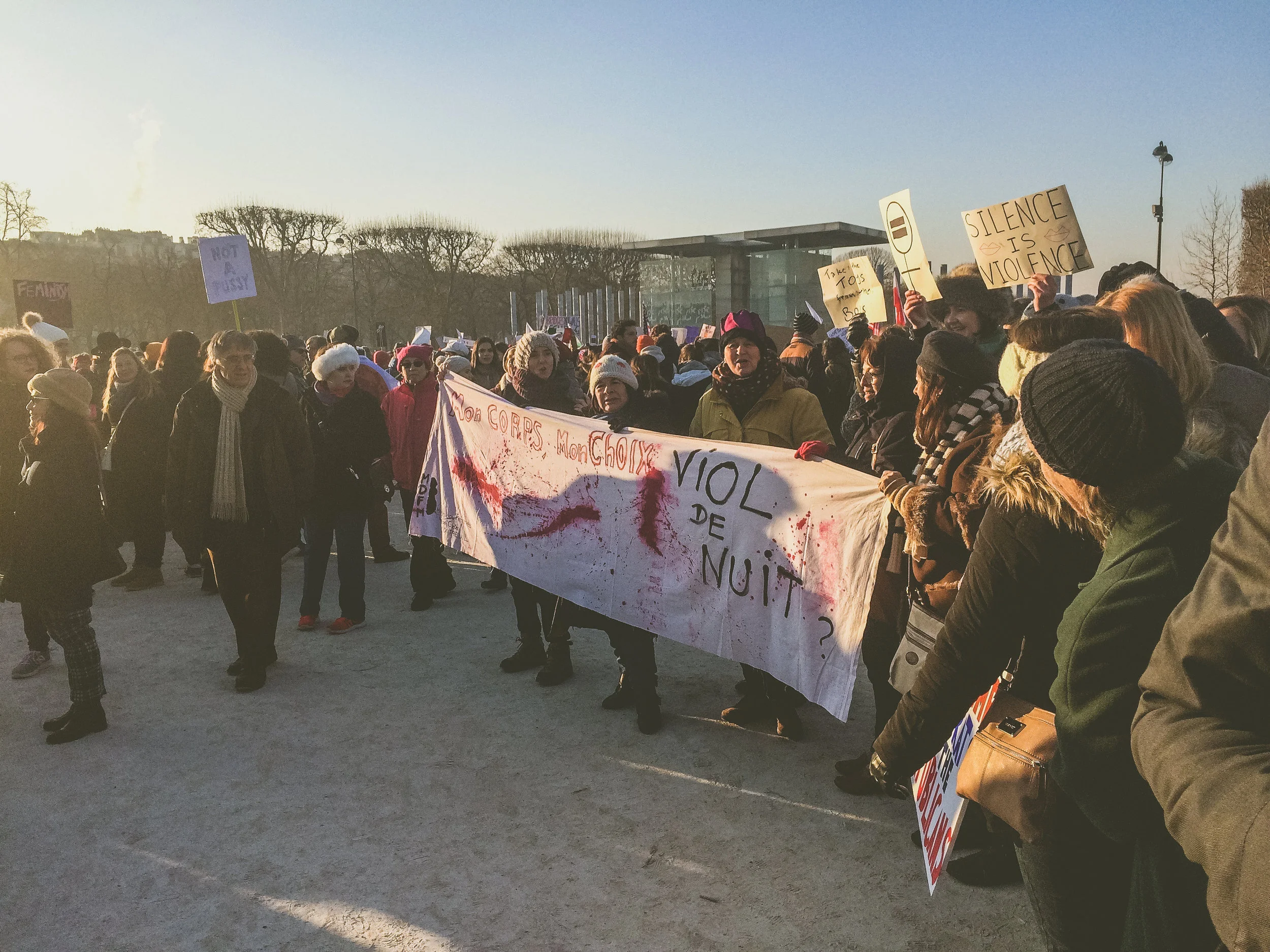 Women's March Paris — Whitney in Paris