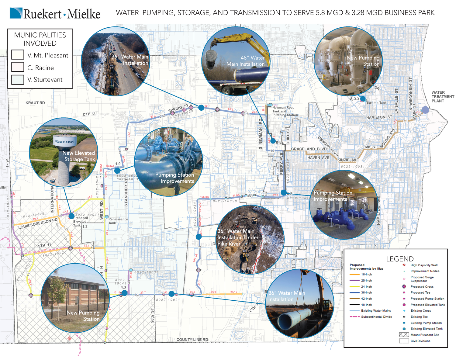34-Mile Water Distribution Network — Ruekert & Mielke, Inc.