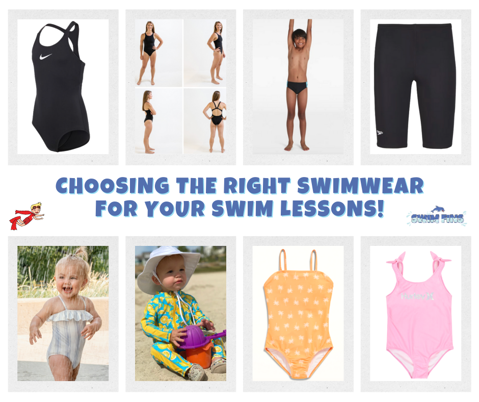 Choosing the Right Swimwear for your Swim Lessons — Swim Fins Swim School